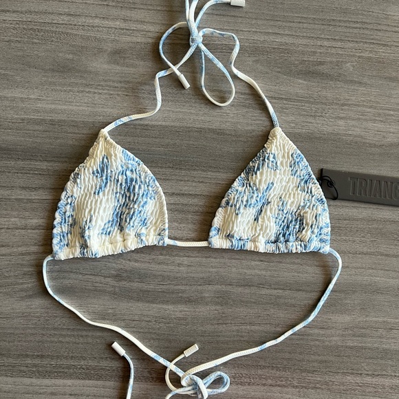 triangl swimwear | Swim | Triangl Inesa Indigo Top | Poshmark